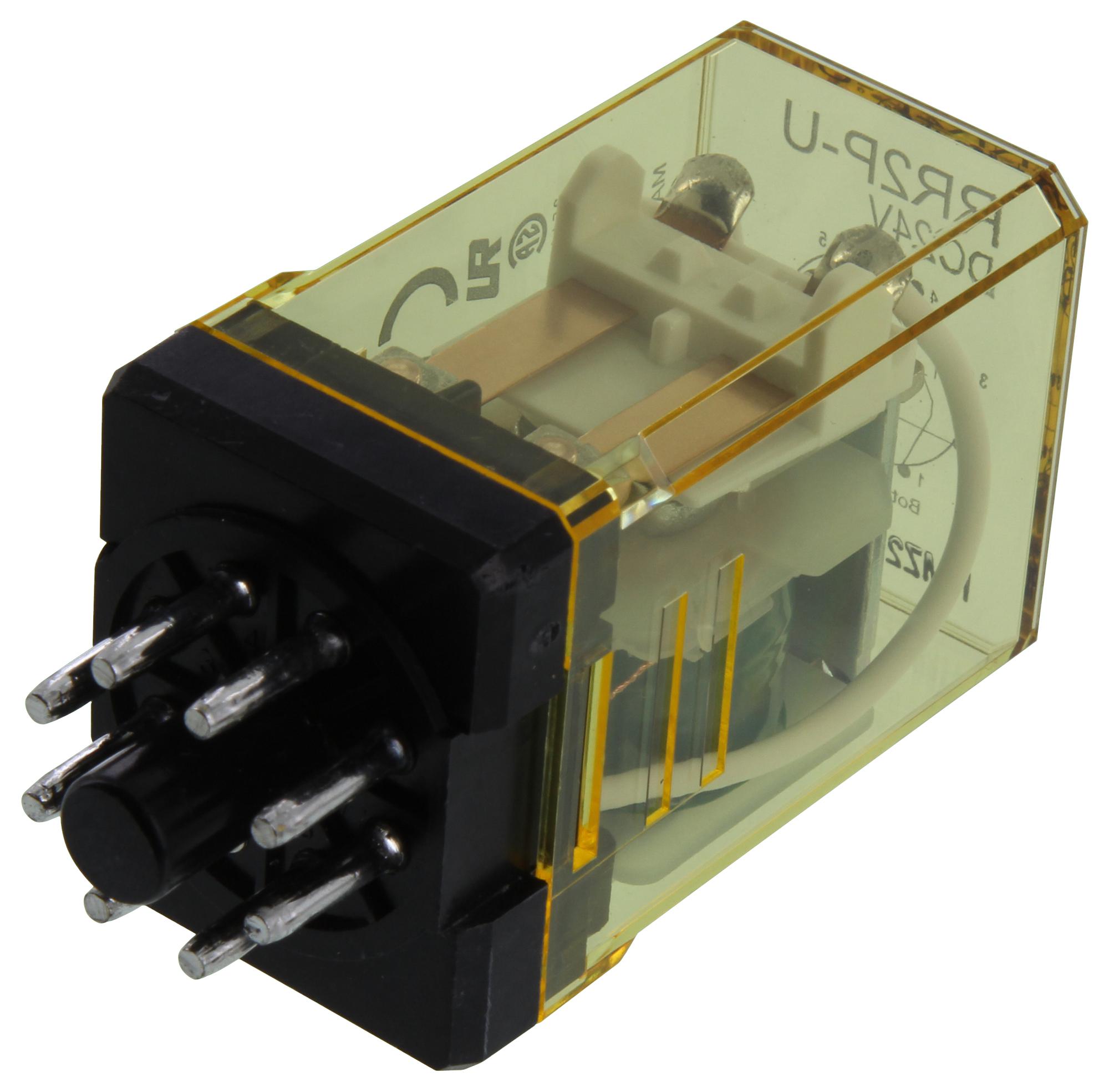 RR2P-UDC24V - Idec - Power Relay, DPDT, 24 VDC