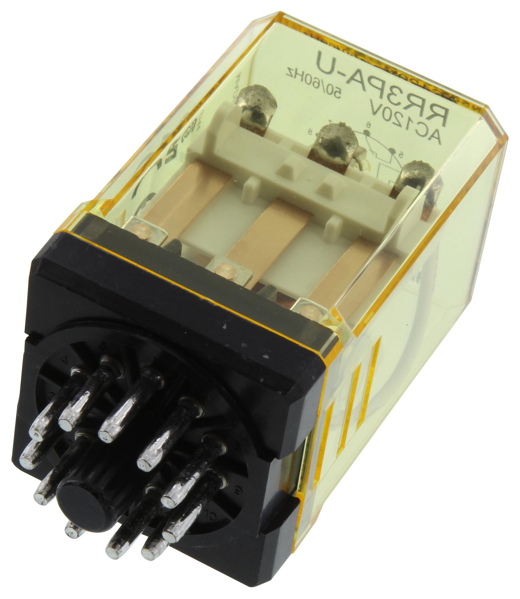 RR3PA-UAC120V - Idec - Power Relay, 3PDT, 120 VAC