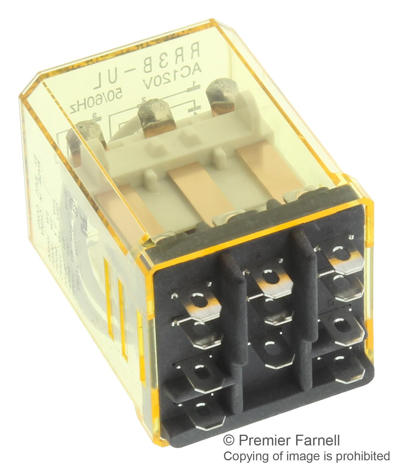 RR3B-ULAC120V - Idec - Power Relay, 3PDT, 120 VAC