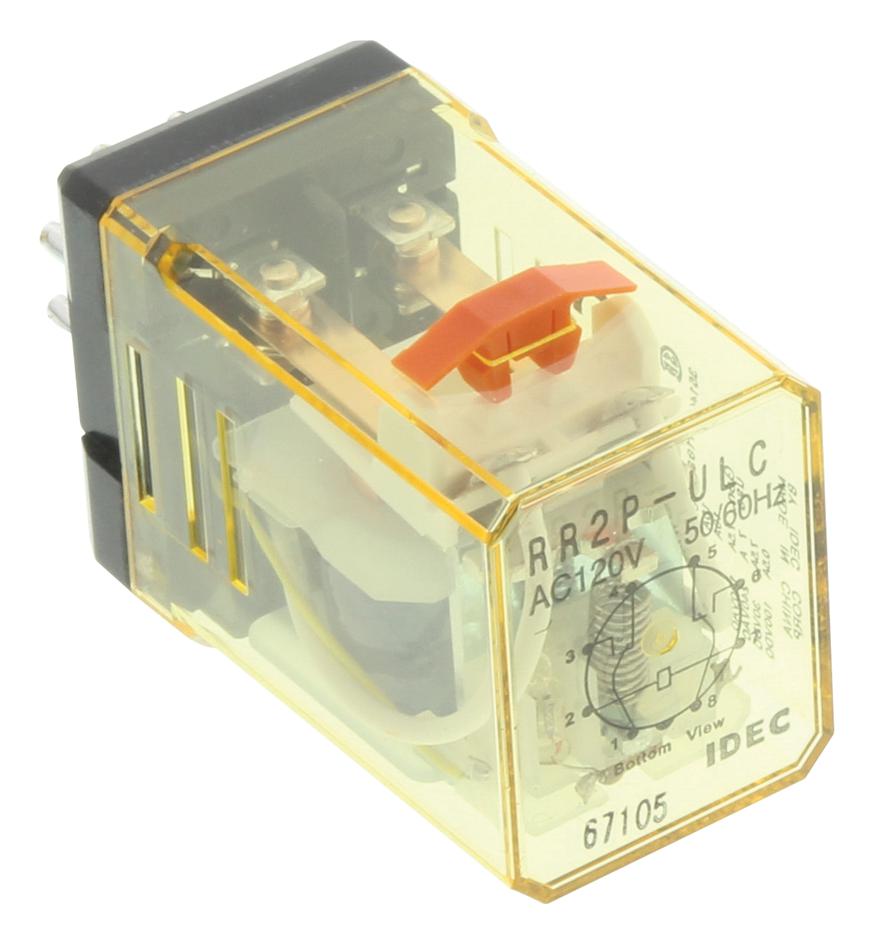 RR2P-ULCAC120V - Idec - Power Relay, DPDT, 120 VAC
