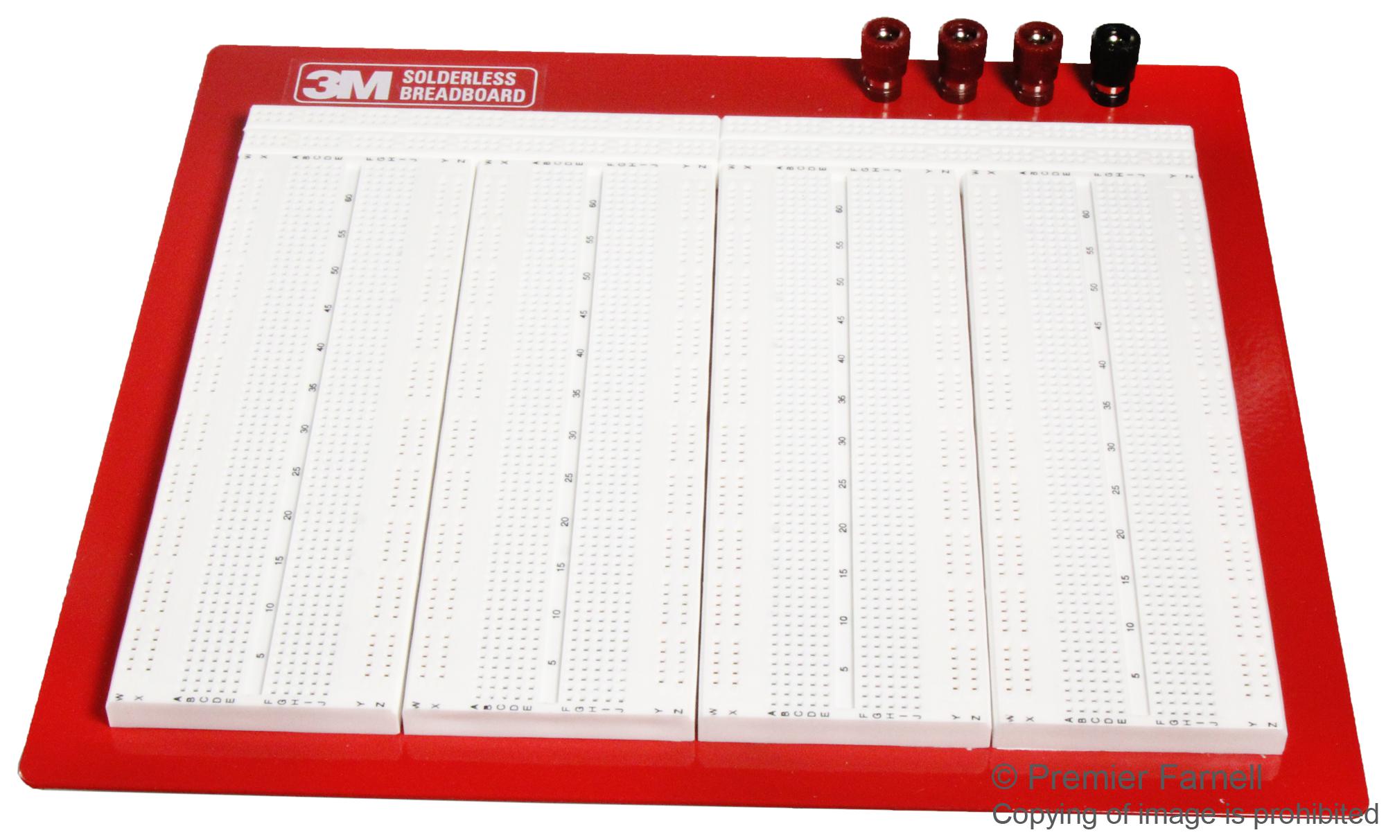 922336 - 3m - Breadboard, Solderless, Plastic