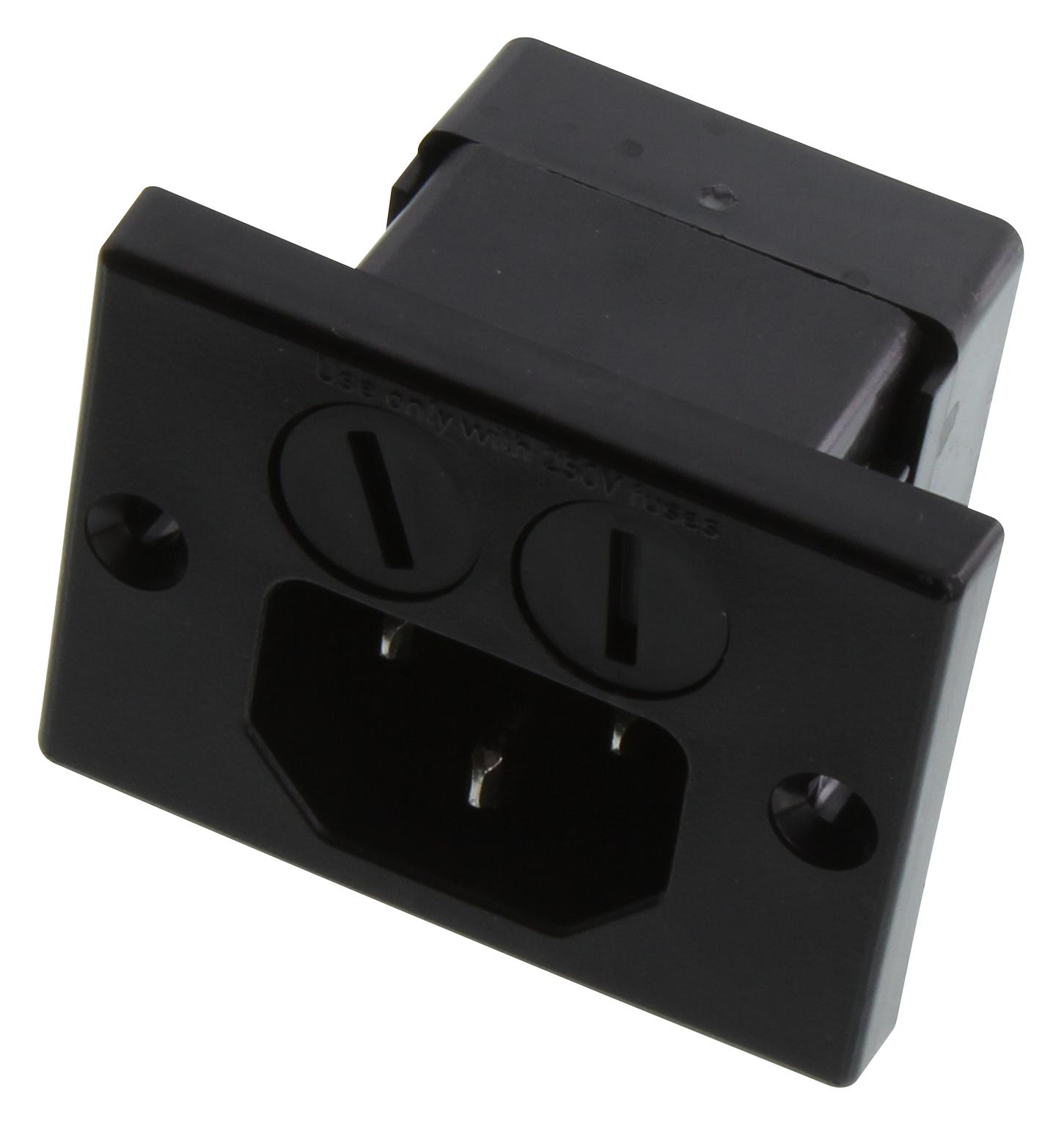 0040.5000.2 - Schurter - Un-Filtered IEC Power Entry Module, IEC C14, 6 A