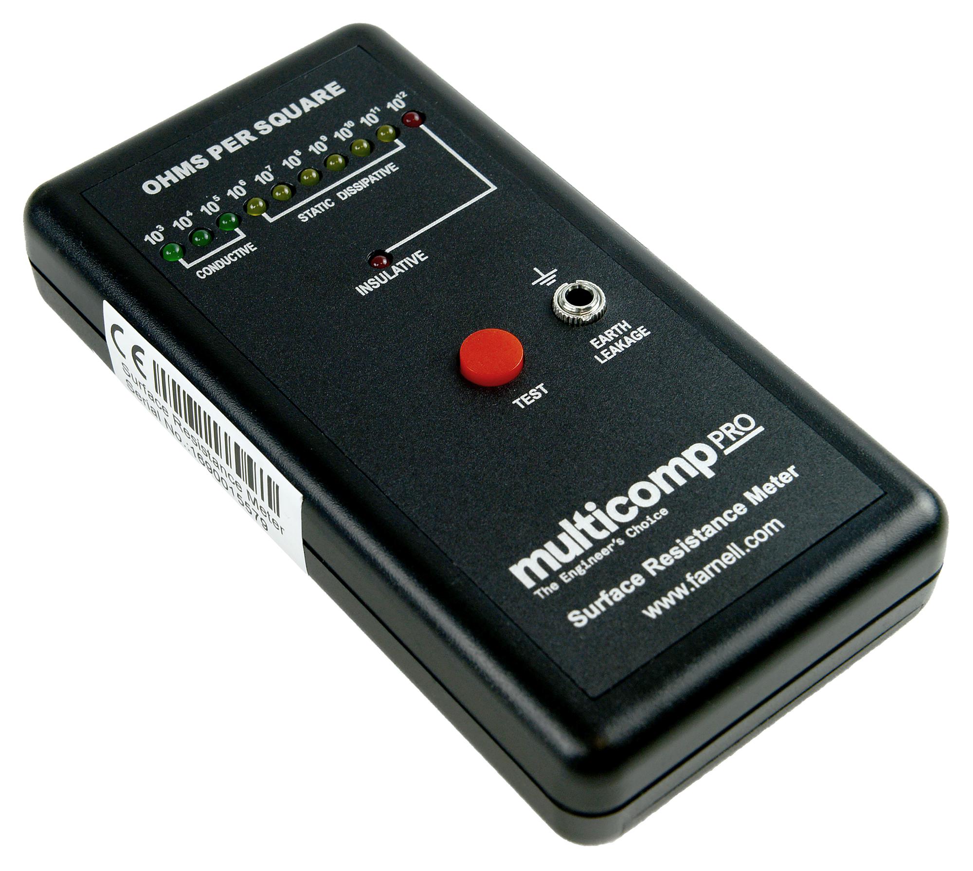 MP005768 - Multicomp Pro - ESD Tester, Surface Resistance Meter
