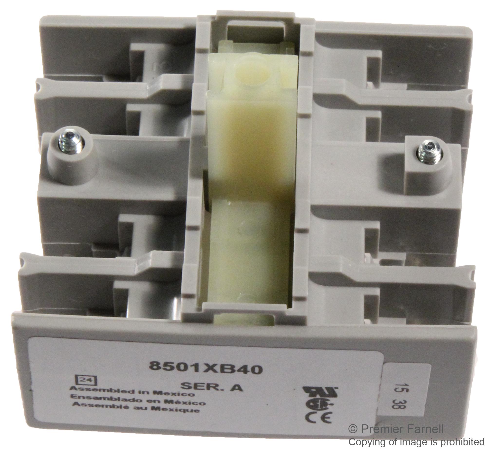 8501XB40 - Square D By Schneider Electric - Relay Accessory, Relay ...
