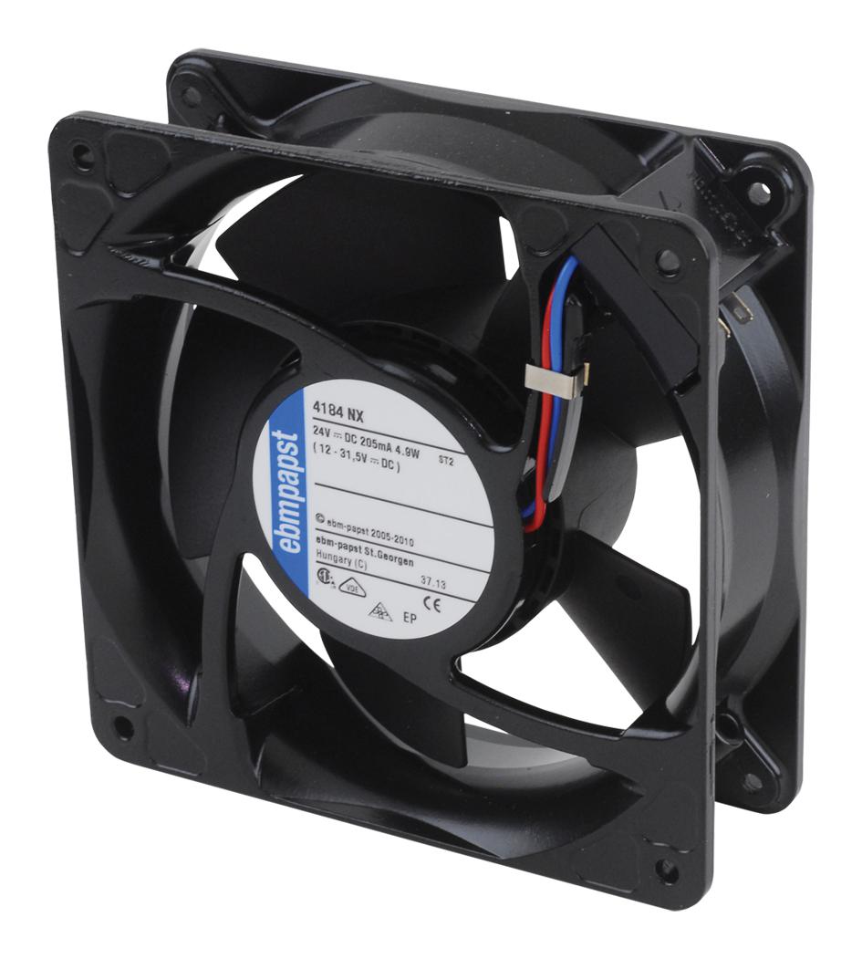 4184NX - Ebm-papst - DC Axial Fan, 24 V, Square