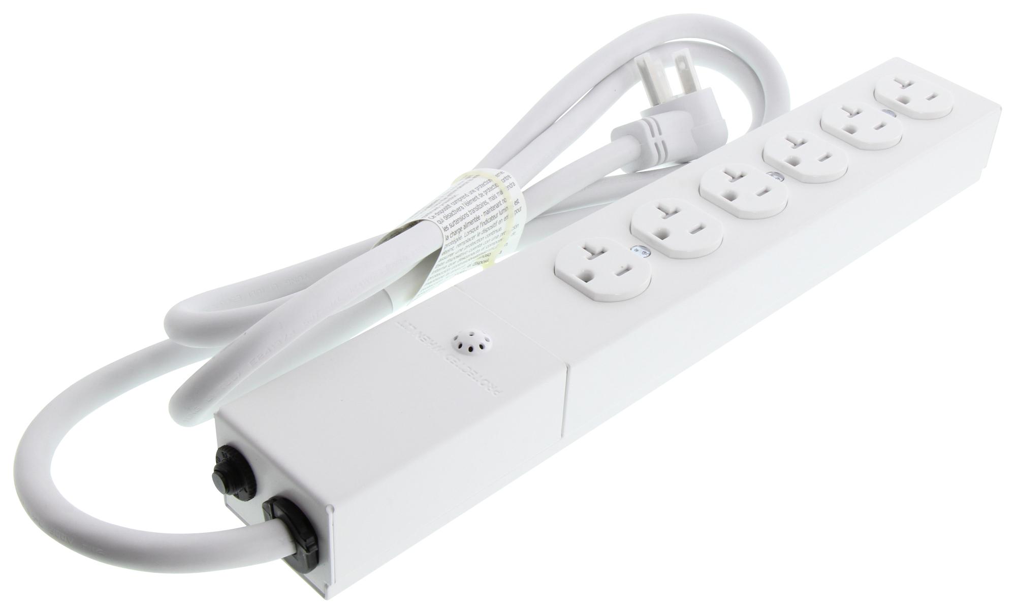 HBL6SS620 - Hubbell Wiring Devices - Surge Protector, Hospital Grade, 6 ...