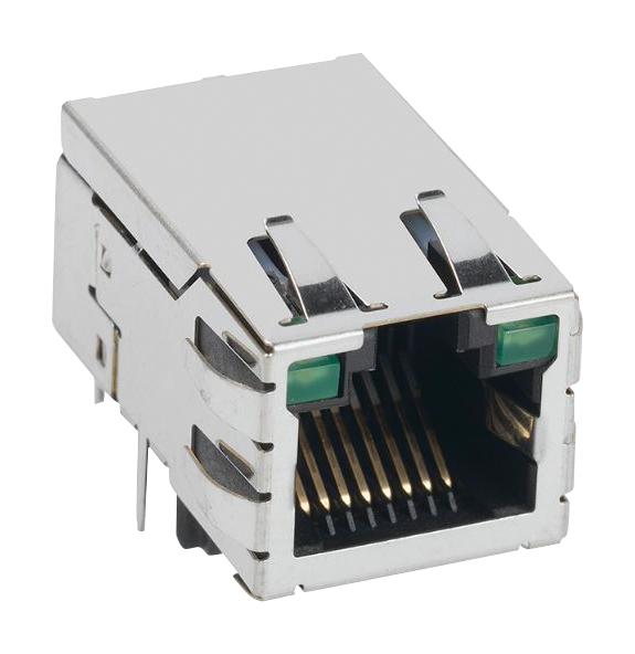SI-51005-F - Bel Magnetic Solutions - Modular Connector, RJ45 Jack, 1 x ...