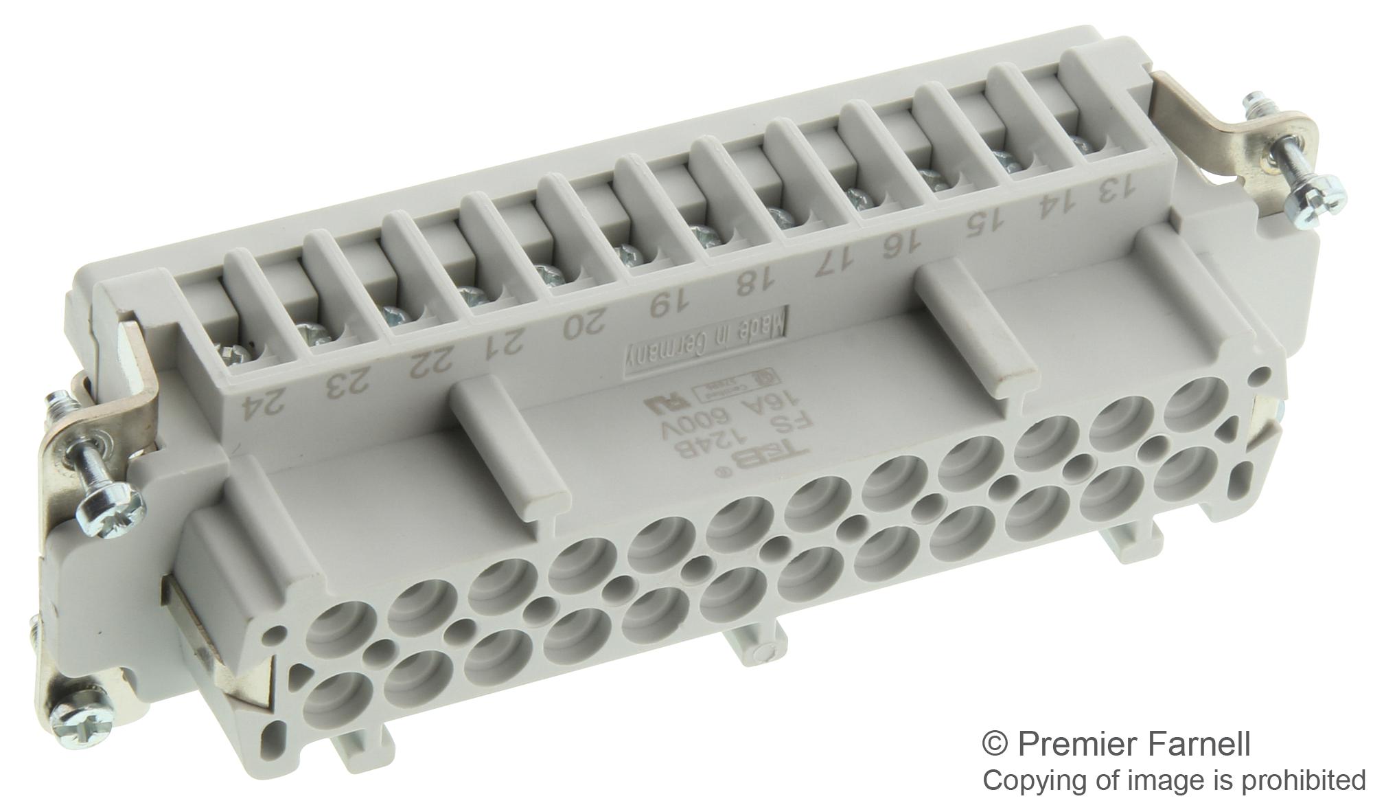 FS124B - Abb - Thomas & Betts - Heavy Duty Connector, 24+PE Signal ...