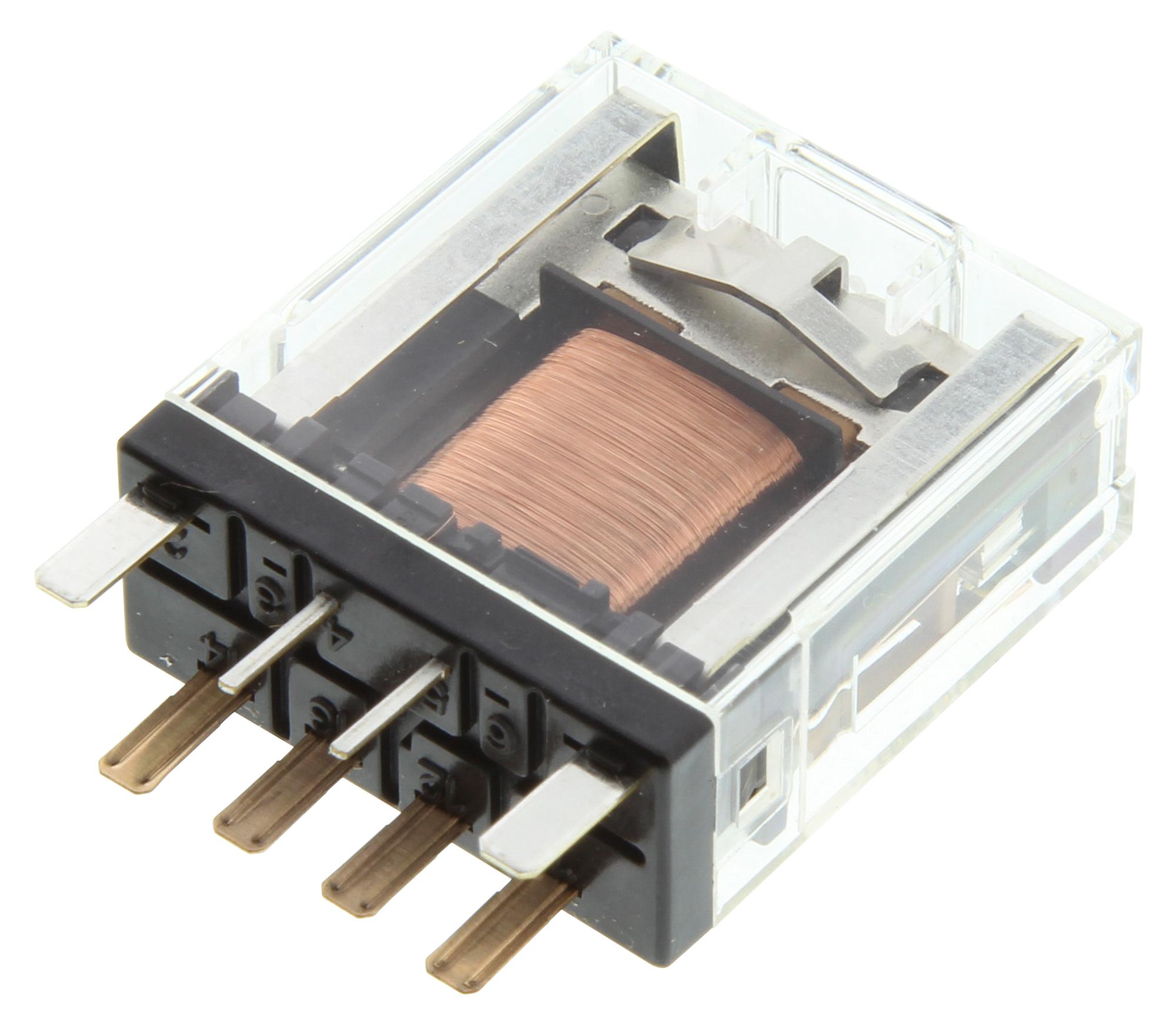 NC2D-DC24V - Panasonic - Power Relay, DPDT, 24 VDC