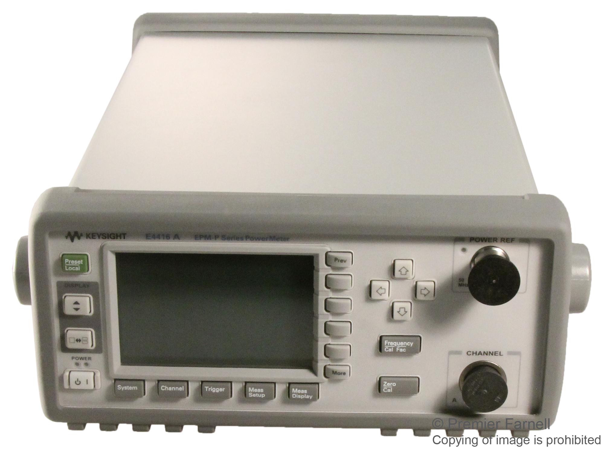 E4416A - Keysight Technologies - RF Power Meter, 9kHz to 110GHz, -70dBm ...