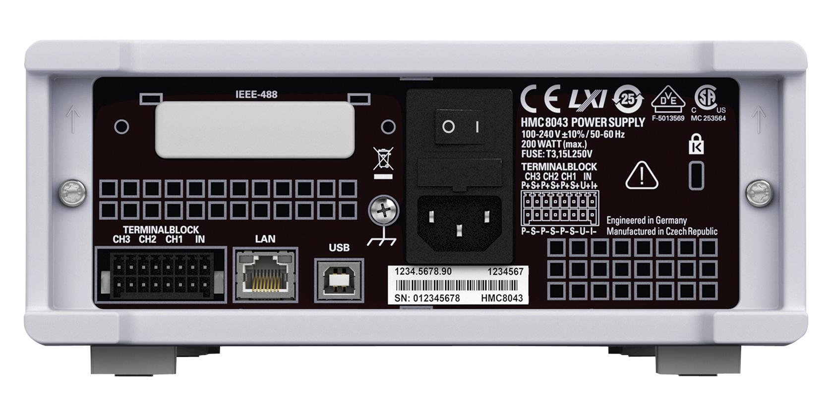HMC8043.02 - Rohde & Schwarz - Bench Power Supply, Single, Programmable