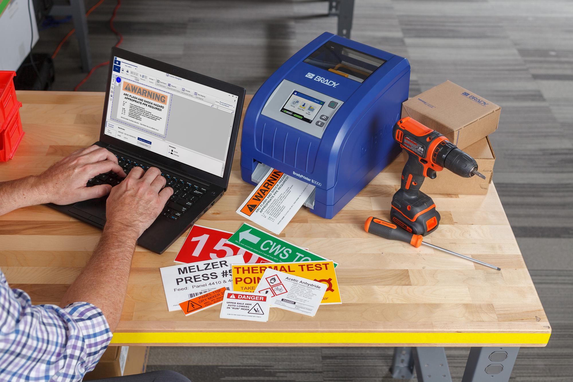 S3000 - Brady - BRADYPRINTER S3000 SIGN AND LABEL PRINTER ROHS ...