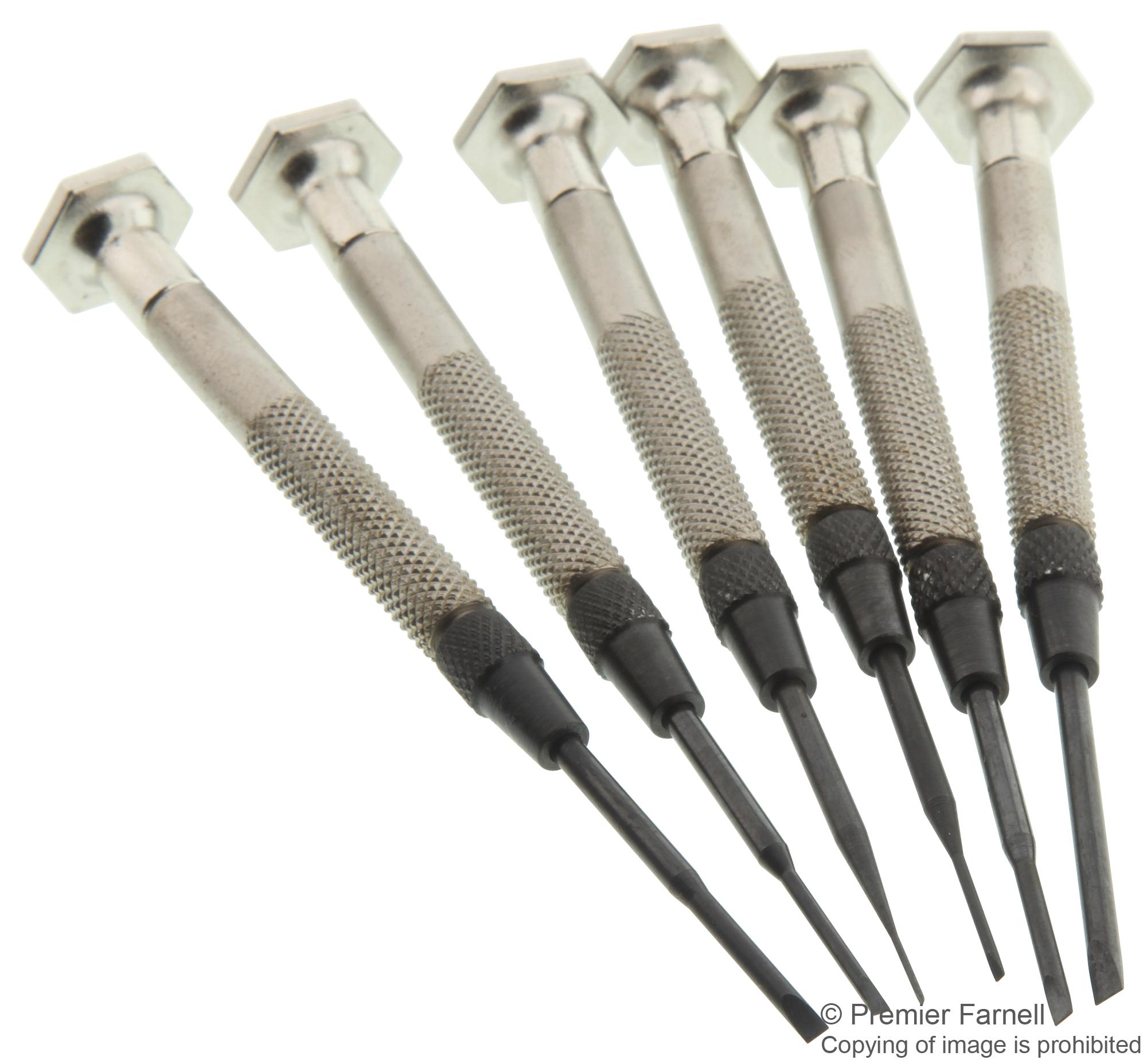58-0116 - Moody Tools - Driver Set, 5 Piece, 0.025"