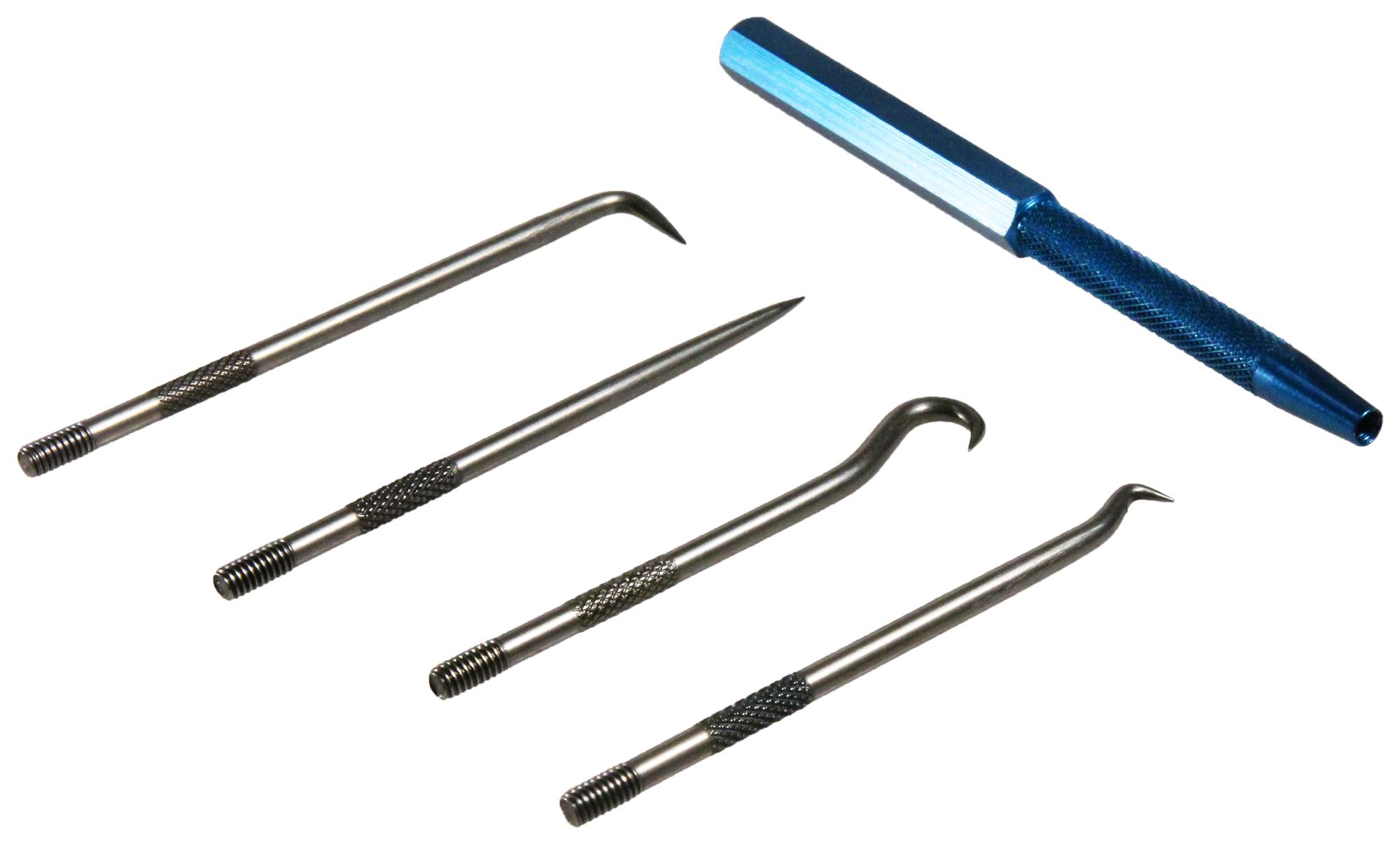 58-0223 - Moody Tools - Scriber Set, Interchangeable, Pick-Style