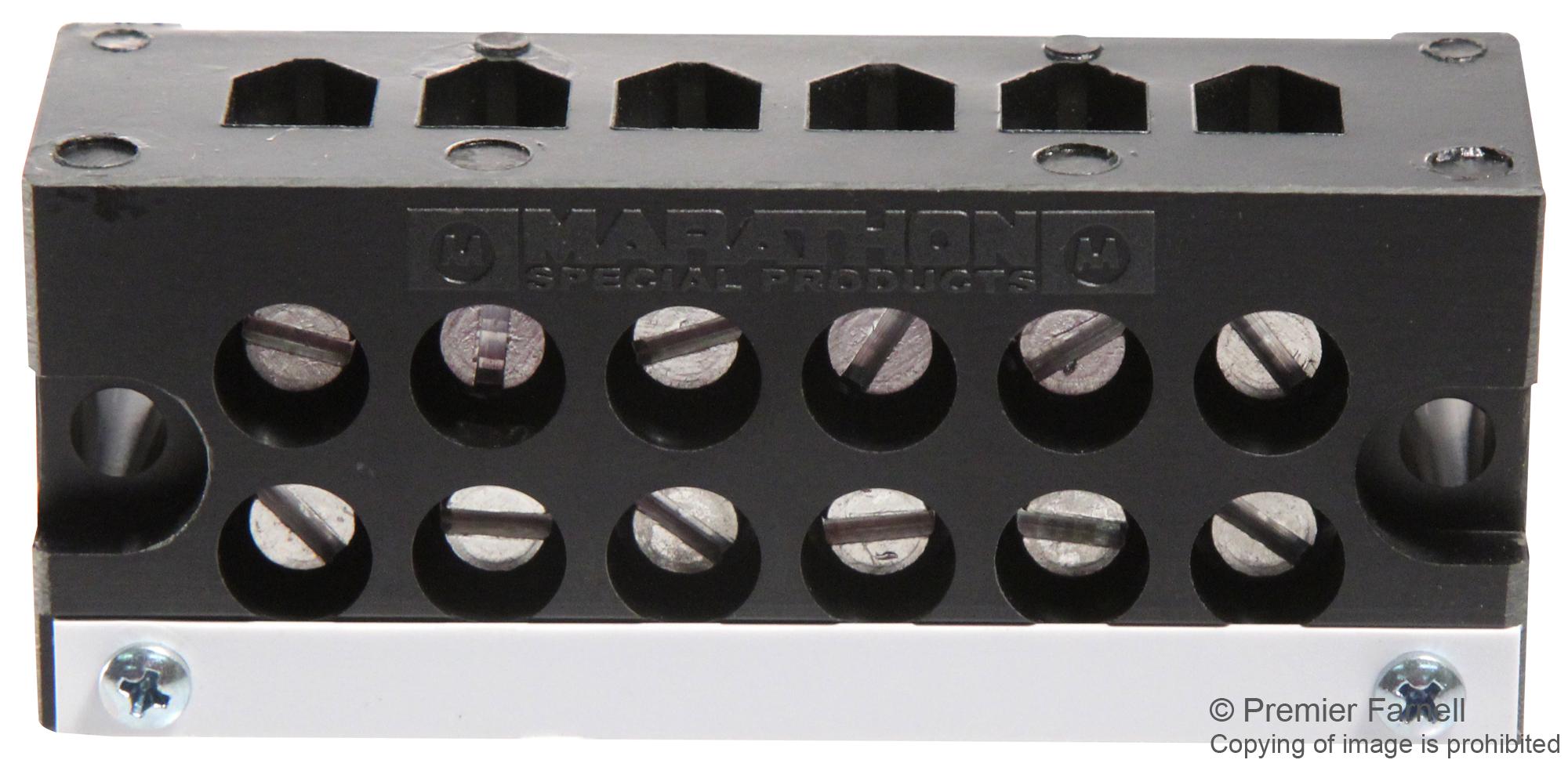 1106 - Marathon Special Products - Panel Mount Barrier Terminal Block ...