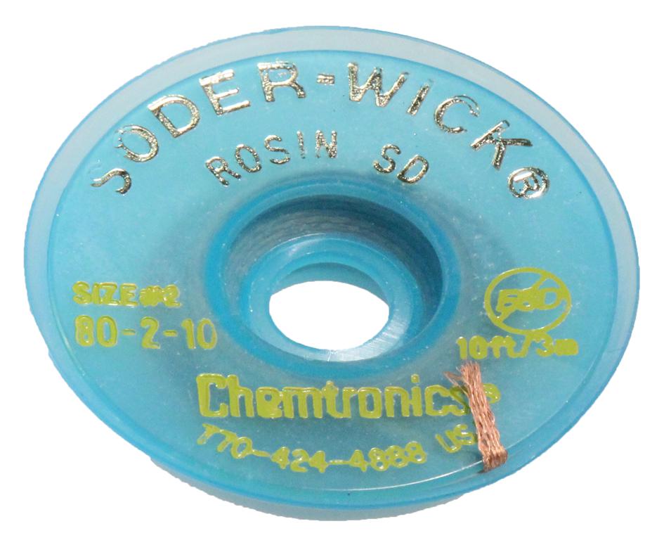 80-2-10 - Chemtronics - Desoldering Braid, Soder-Wick®, Rosin