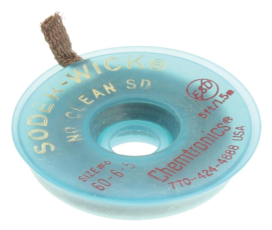 60-6-5 - Chemtronics - Desoldering Braid, Soder-Wick®, No-Clean