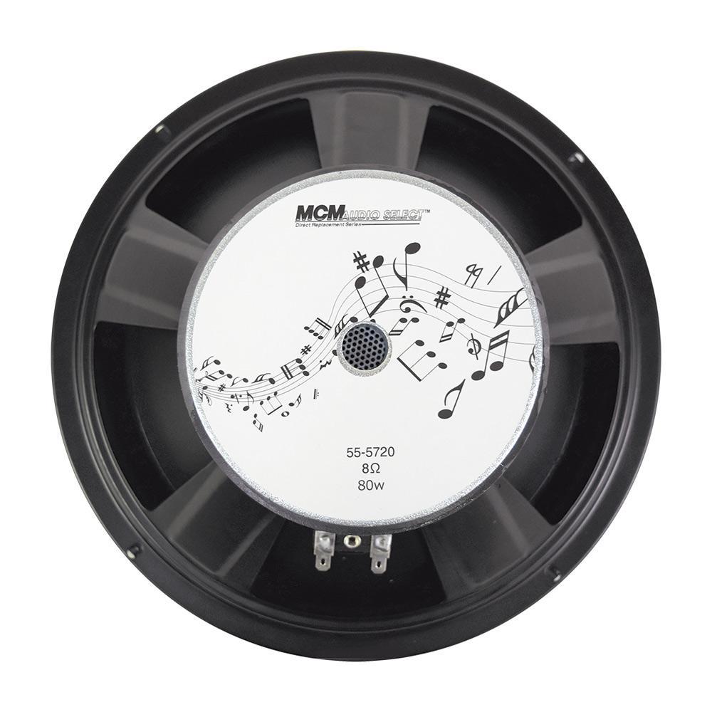 55-5720 - Mcm Audio Select - Woofer with Polypropelyne Cone and Rubber ...