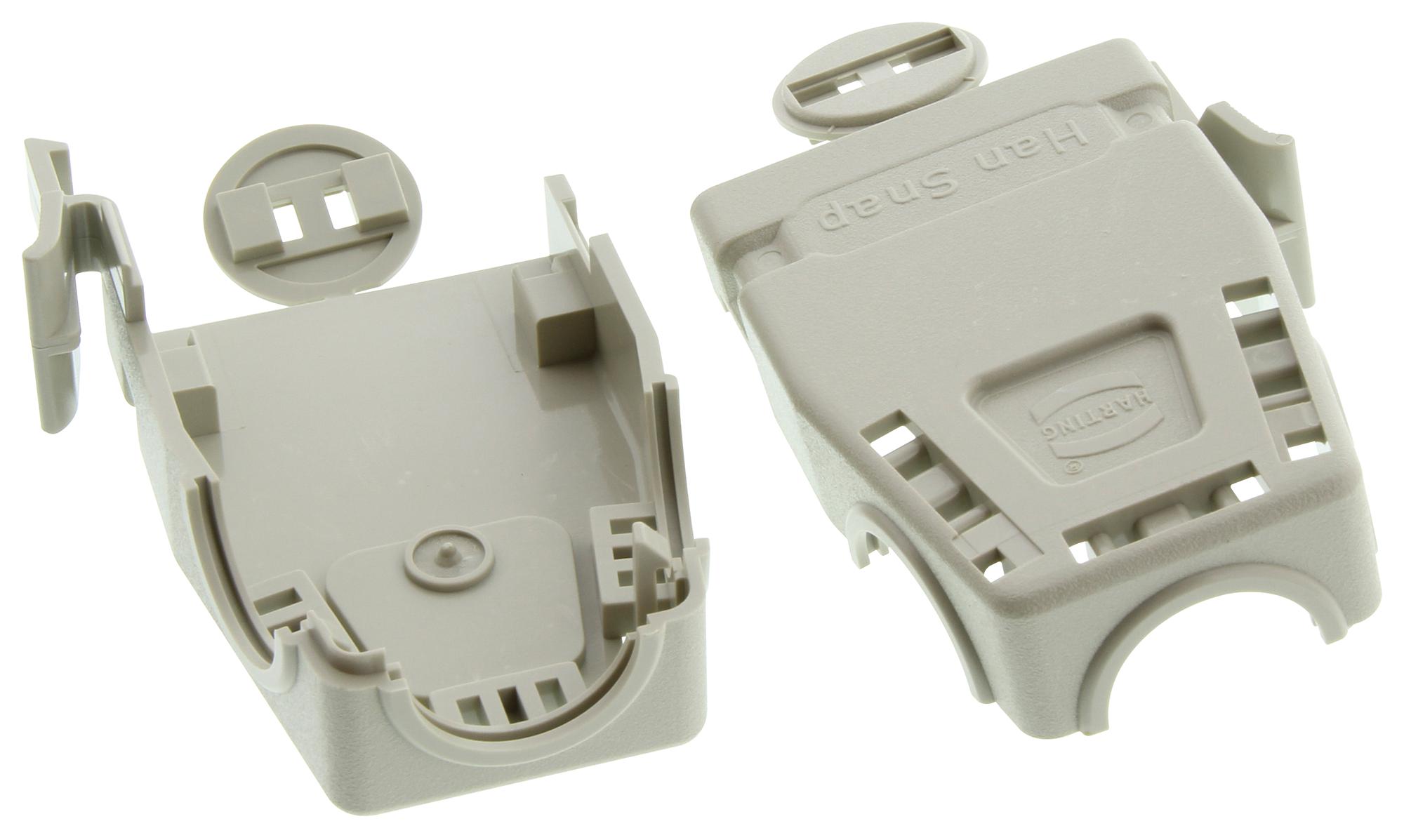 09330060401 - Harting - Heavy Duty Connector, 2 half shells with blind ...