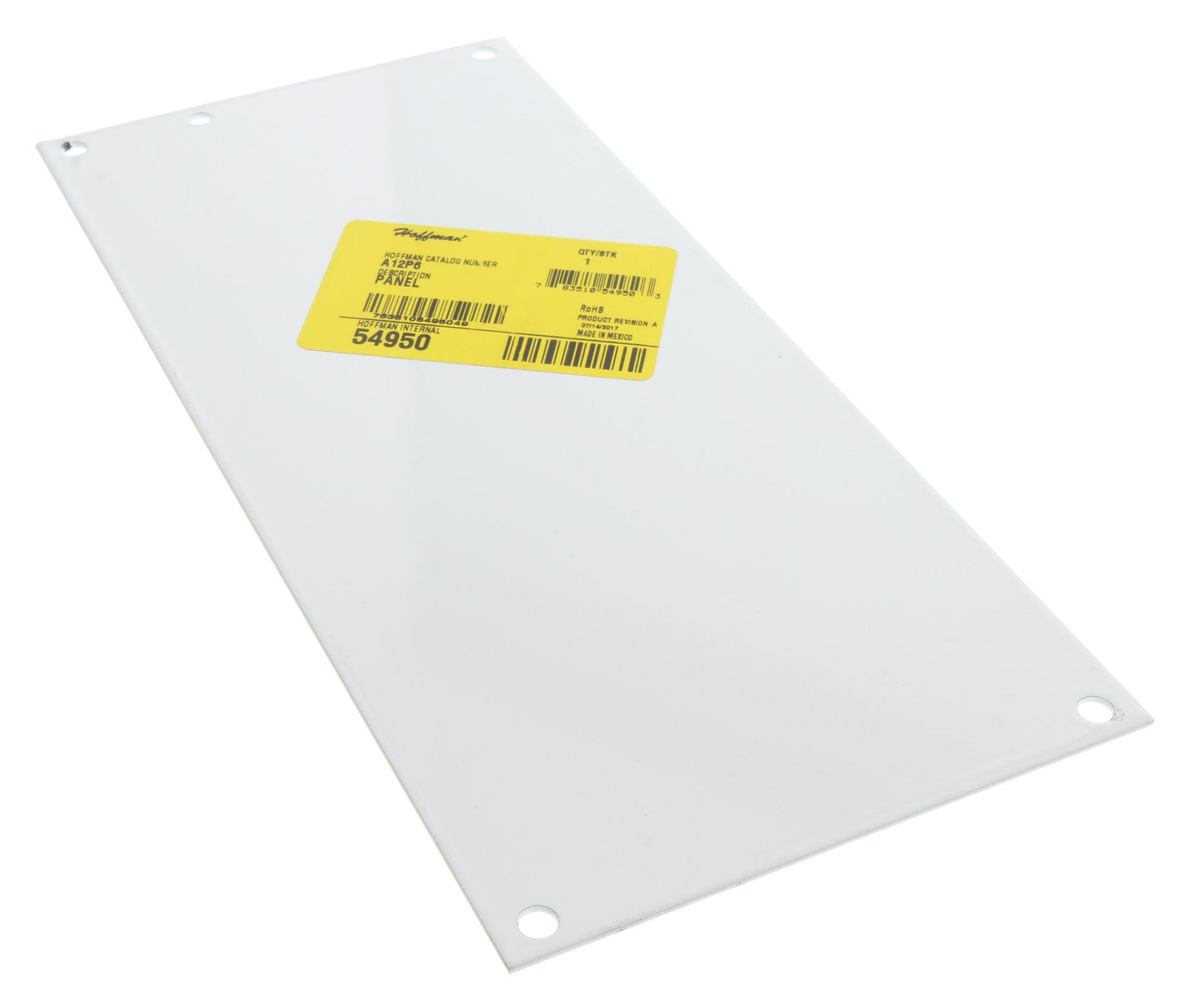 A12P6 - Nvent Hoffman - Panel, Steel, 273 x 124 mm