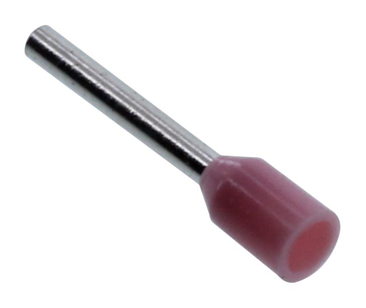 E0308-PINK - Multicomp Pro - Wire Ferrule, Single Wire, 24 AWG
