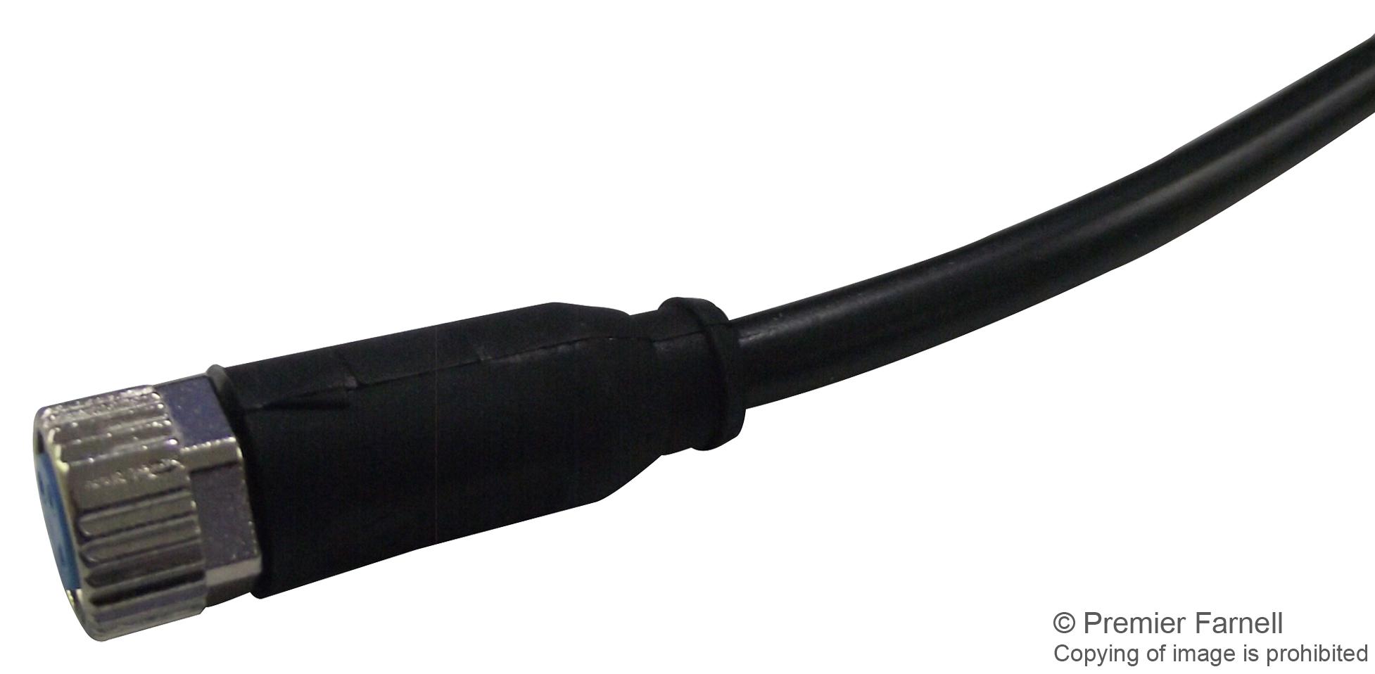 1-2273001-1 - Te Connectivity - Sensor Cable, M8 Receptacle, Free End