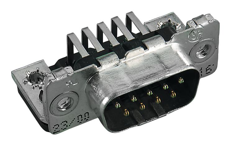 1-338168-2 - Amp - Te Connectivity - D Sub Connector, Right Angle, DB9