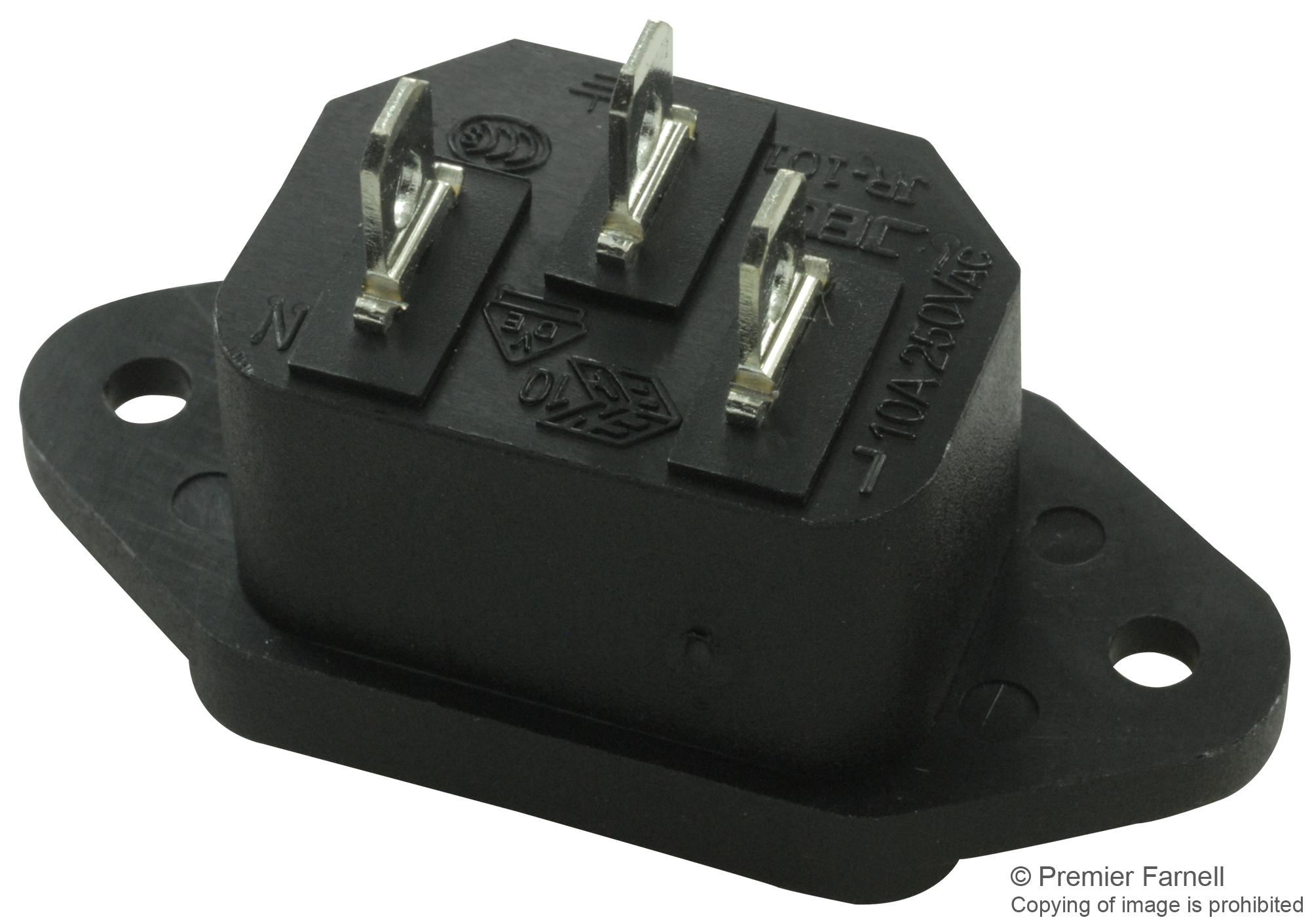 JR-101 - Multicomp Pro - IEC Power Connector, IEC C14 Inlet, 10 A