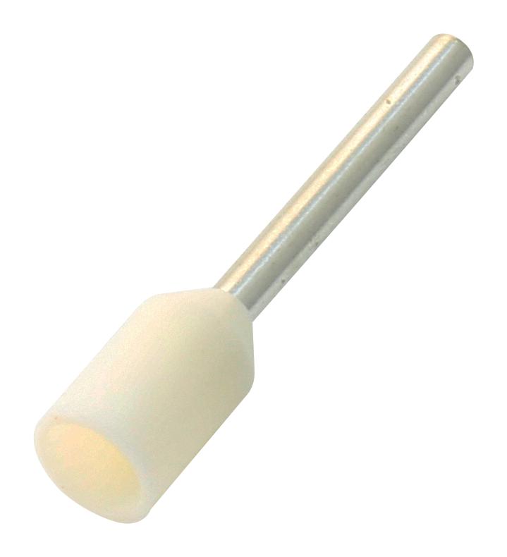E7508-L-WHITE - Multicomp Pro - Wire Ferrule, Single Wire, 20 AWG