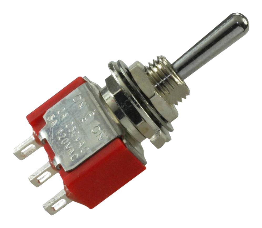1MS3T1B1M1QE - Multicomp Pro - Toggle Switch, On-Off-On, SPDT