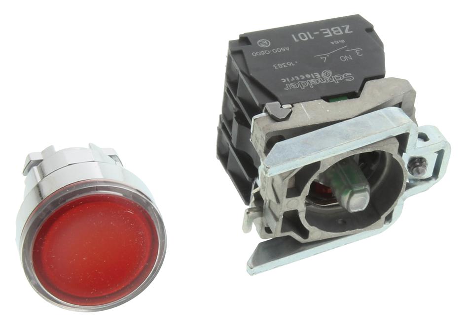 XB4BW34G5 - Schneider Electric - Industrial Pushbutton Switch, Harmony XB4 Series, 22.5 mm