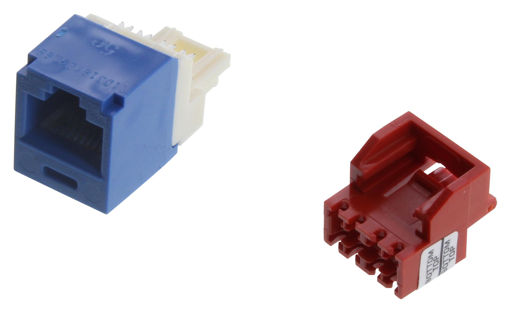 CJ5E88TBU - Panduit - Modular Connector, RJ45 Wired Jack, 1 x 1 (Port)