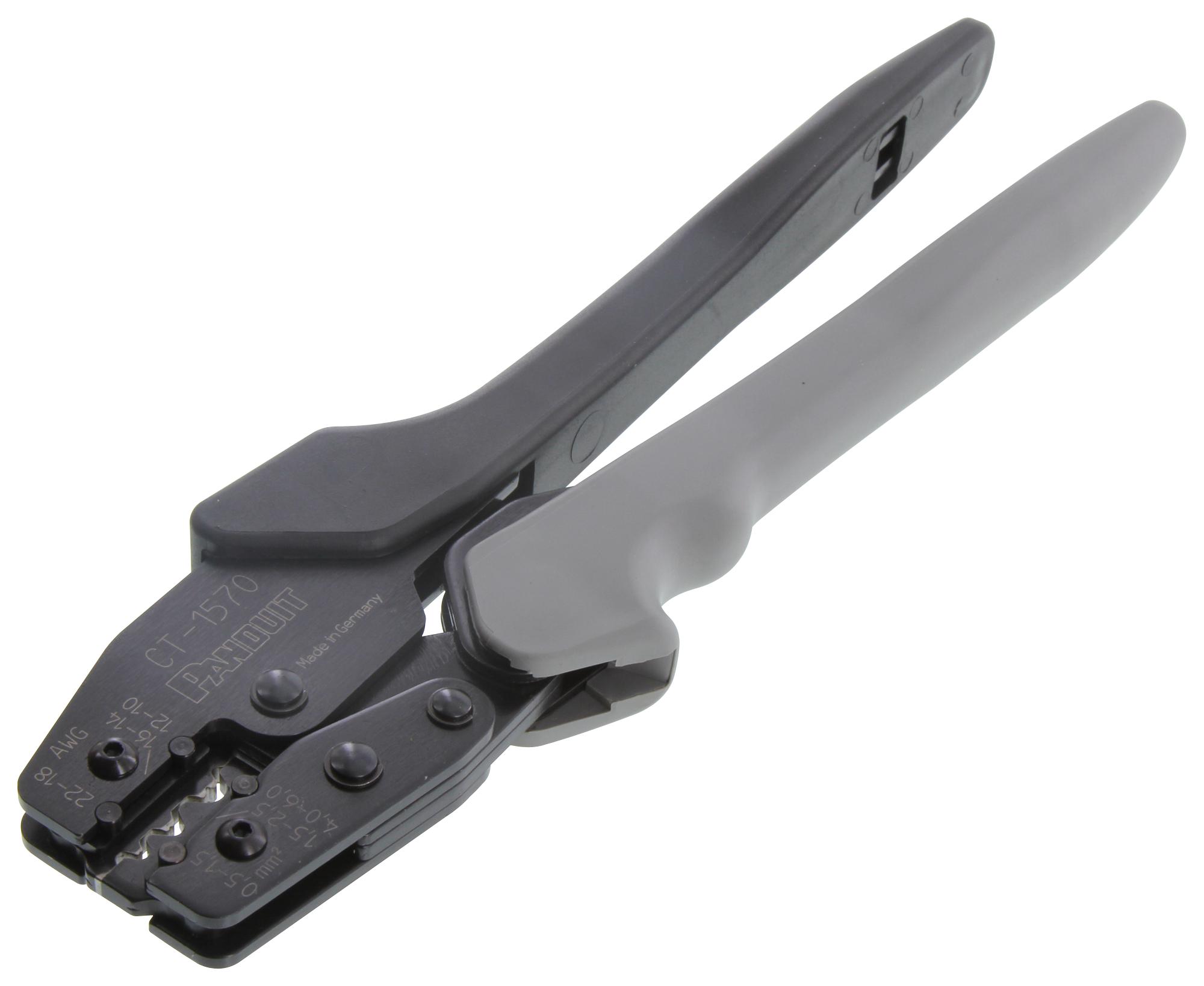 CT-1570 - Panduit - Crimp Tool, Hand, Panduit PAN-TERM 22-10AWG Non ...