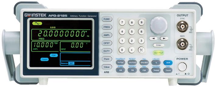 AFG-2125 - Gw Instek - Function Generator, Arbitrary / Direct Digital Synthesis (DDS), 1 Channel