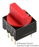 ERG10-412/2 - Erg Components - Rotary Coded Switch, Through Hole, 10 ...