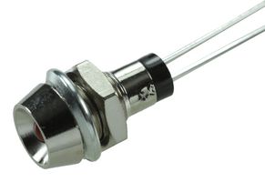 MPR3RD BIVAR, LED Panel Mount Indicator, Red, 2.1 VDC, 5.943 mm, 20 mA ...