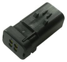 776488-2 AMP - TE CONNECTIVITY, Connector Housing, Gray, AMPSEAL Series ...