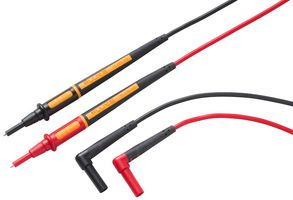 TL175-HV FLUKE, Test Lead Set, Test Tip Probe, 4mm Right Angle Banana ...