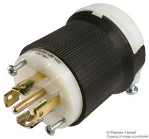 HBL2831 - Hubbell Wiring Devices - Power Entry Connector, Electrical AC ...