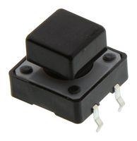 TL1100F160Q6JBLK E-SWITCH, Tactile Switch, SPST-NO-DM, TL1100 Series, Top Actuated, Through Hole ...
