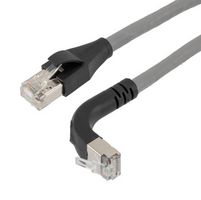 TRD695ASZRA2GRY-5 L-COM, ETHERNET 6A 10GIG RIGHT-ANGLE PATCH CABLE, F ...