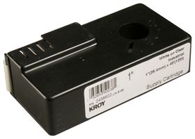 2438602 KROY, Label Printer Tape, Self-Adhesive, White on Transparent ...