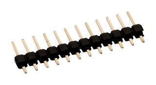 61301211121 WURTH ELEKTRONIK, Pin Header, Board-to-Board, 2.54 mm, 1 Rows, 12 Contacts, Through ...