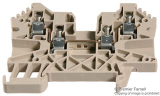 1905060000 - Weidmuller - DIN Rail Mount Terminal Block, Fused, 4 Positions