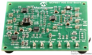 MCP651EV-VOS - Microchip - Evaluation Board, MCP651 Input Offset Operational Amplifier