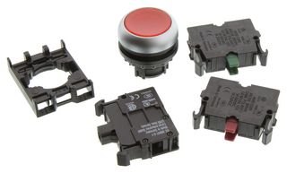 M22-DL-R/K11/230-R EATON MOELLER, Industrial Pushbutton Switch, RMQ-Titan M22 Series, 22.5 mm ...