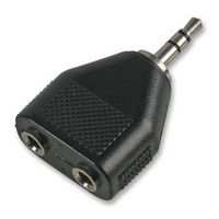 PSG02565 MULTICOMP PRO, Audio Adapter, 3.5 mm Stereo Plug to 2x Sockets ...