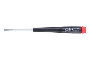26020 WIHA, Screwdriver, Slotted, 40 mm Blade, 2 mm Tip, 120 mm Overall ...