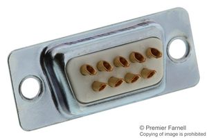 DEH-9S - Cinch Connectivity Solutions - D Sub Connector, DB9, 9 Contacts