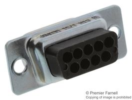 DEUH-9P-FO - Cinch Connectivity Solutions - D Sub Connector Housing, 9 Positions, D Sub